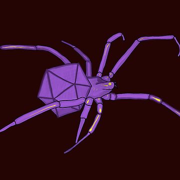 "Non-Binary Spider D20" Sticker for Sale by BWoven | Redbubble
