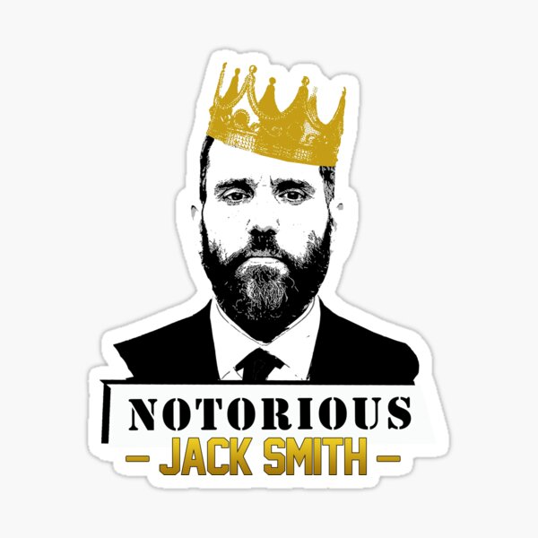 "Notorious Jack Smith" Sticker for Sale by partyfarty | Redbubble