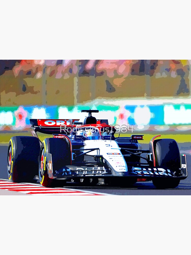 "Daniel Ricciardo racing in Hungary 2023" Sticker for Sale by ...