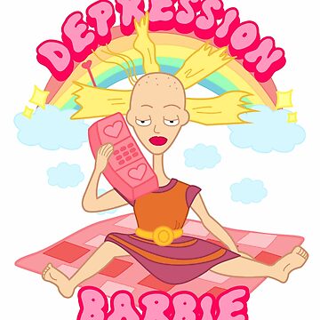 "Depression Cynthia " Sticker for Sale by Bruna Esmanhotto | Redbubble