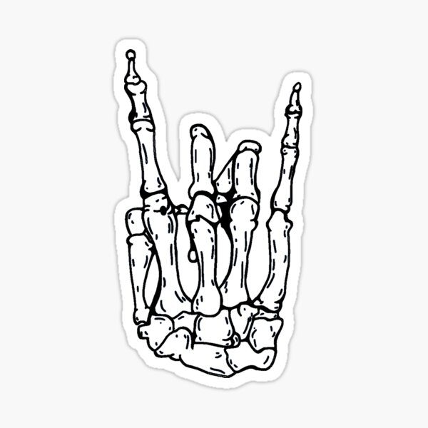 "hand sign sticker" Sticker for Sale by Wealthiest Art | Redbubble