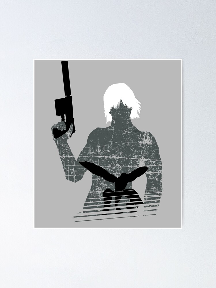 "Raiden Silhouette - Metal Gear Solid 2" Poster for Sale by ...