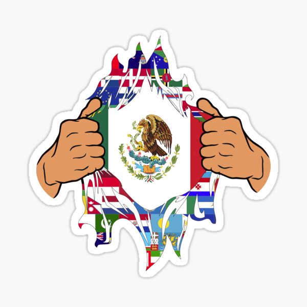 "Mexico flag, Mexican Patriotic" Sticker for Sale by All Flags Co ...