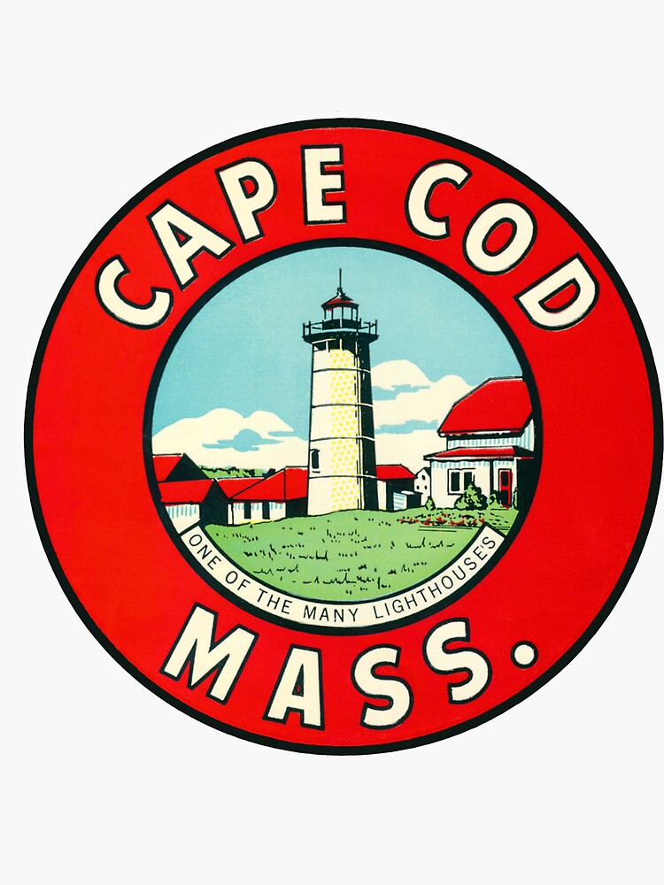 "Vintage Cape Cod" Sticker for Sale by historicimage | Redbubble