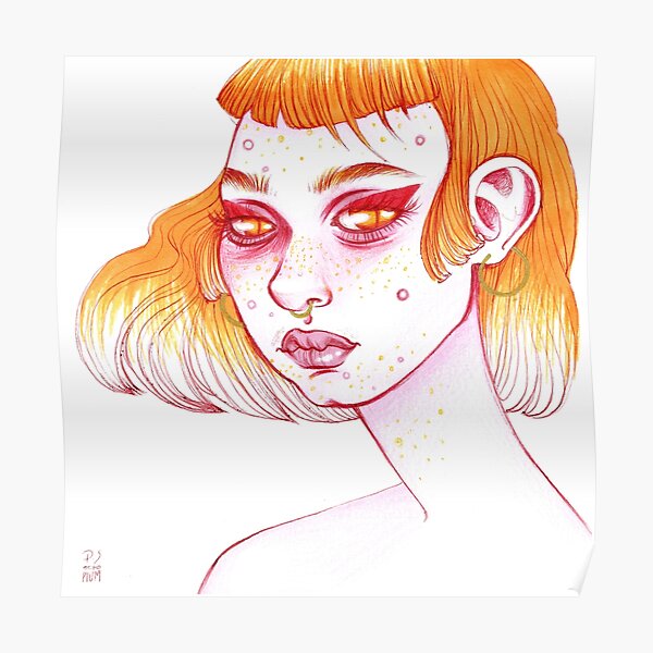 "SKIN FLARE, DON'T CARE! " Poster for Sale by Octoplum | Redbubble