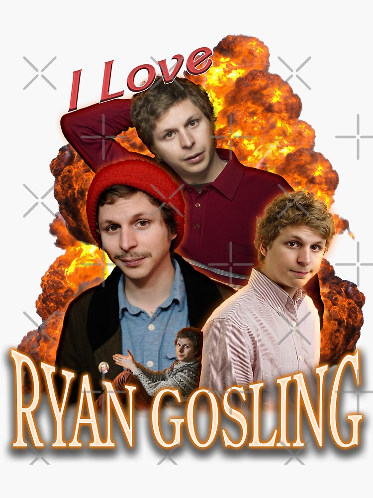 "I Love Ryan Gosling" Sticker for Sale by Cvera7 | Redbubble