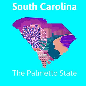"South Carolina, Fun From The Mountains To The Sea" Sticker for Sale by ...