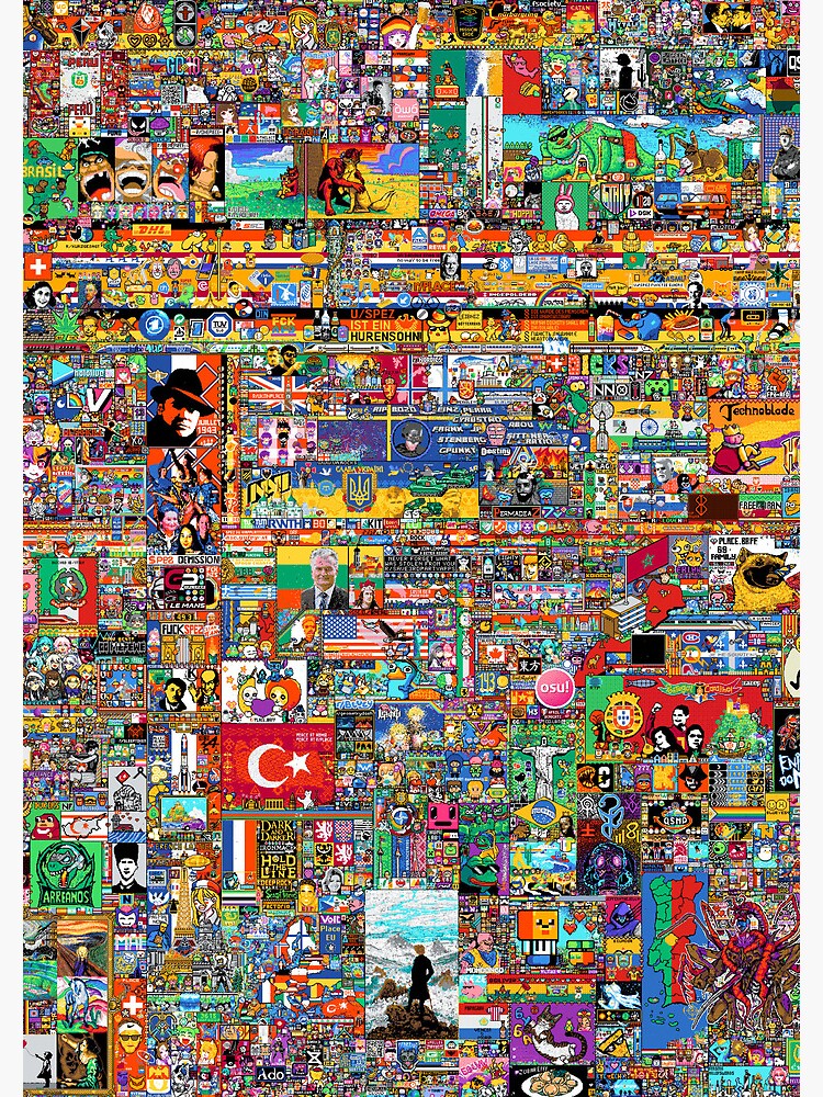 "Reddit Place 2023 Merch, Reddit r/place 2023, r/place 20223, r/place ...
