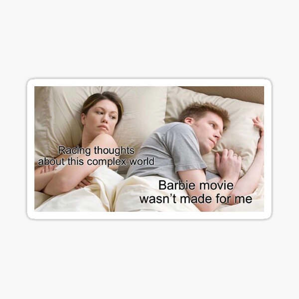 "Barbie Movie Meme" Sticker for Sale by youareavibe | Redbubble