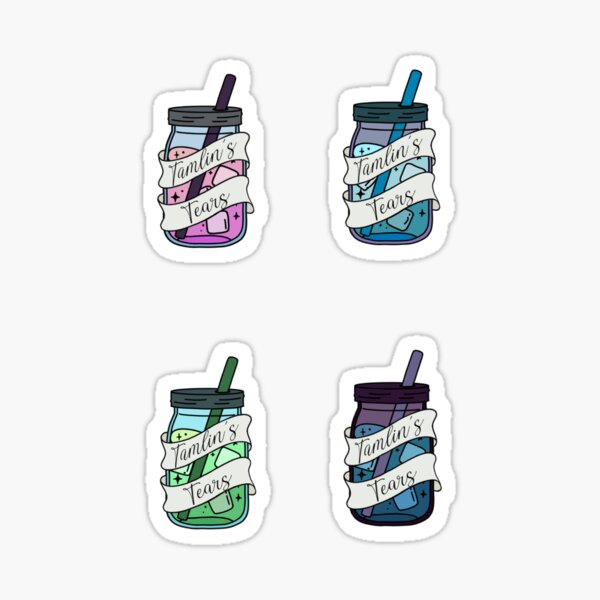 "Tamlin’s Tears sticker pack - 4pack" Sticker for Sale by cbarbou1 ...