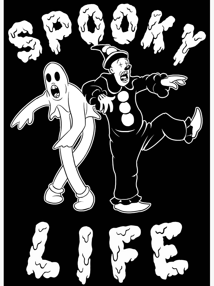 "Spooky Life" Sticker for Sale by DugMcFug | Redbubble