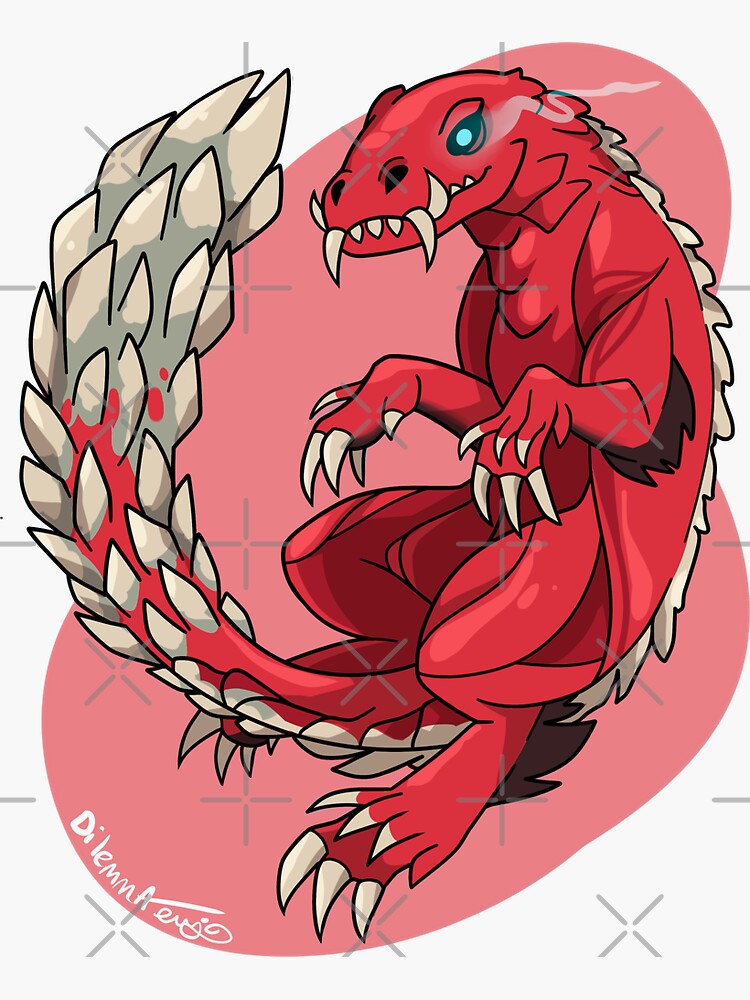 "Odogaron (Monster Hunter: World)" Sticker for Sale by DilemmaArt ...