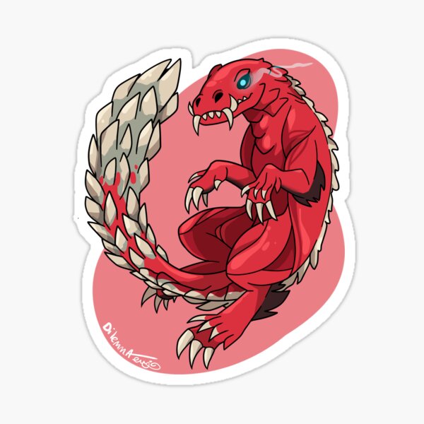 "Odogaron (Monster Hunter: World)" Sticker for Sale by DilemmaArt ...