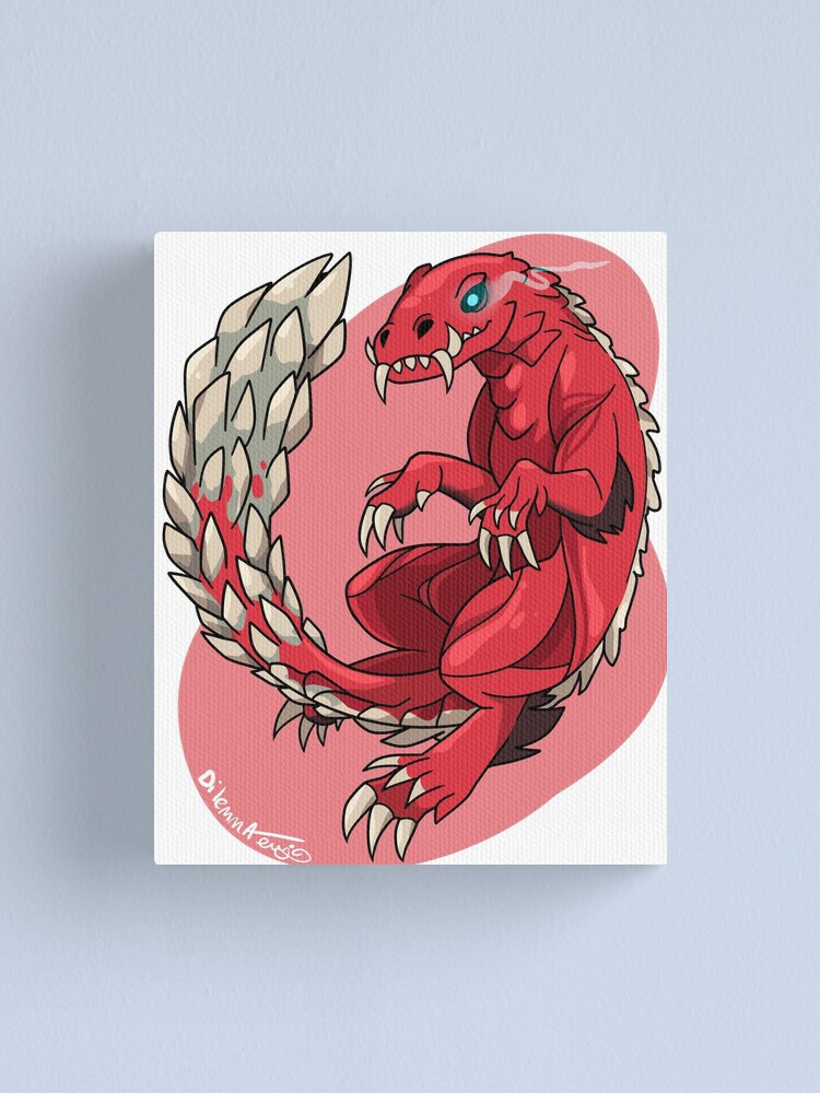 "Odogaron (Monster Hunter: World)" Canvas Print by DilemmaArt | Redbubble