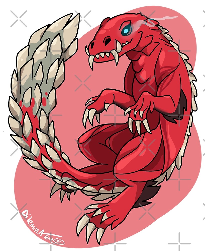 "Odogaron (Monster Hunter: World)" by DilemmaArt | Redbubble