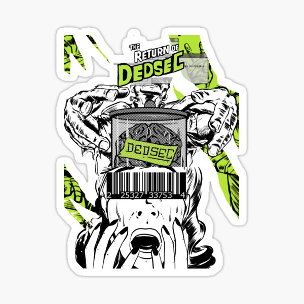"Dedsec Shirt Design 1 " Sticker for Sale by JordaneKoch | Redbubble