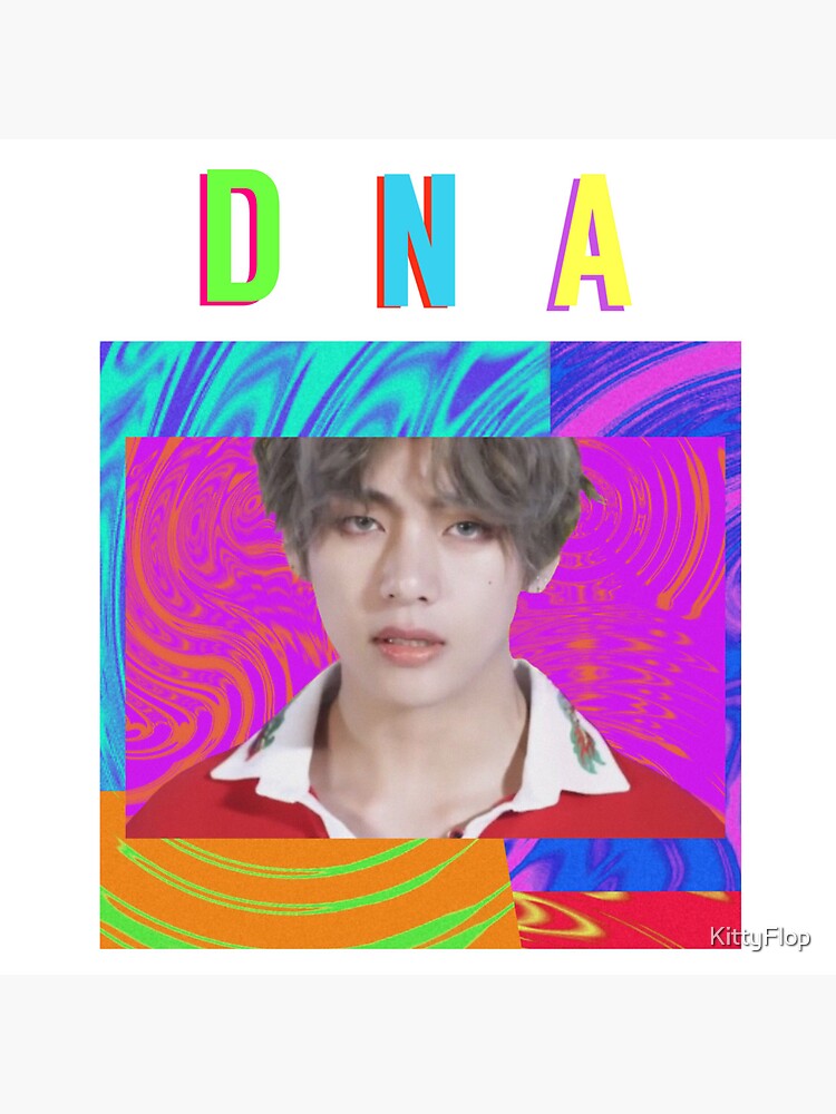 "tae dna tae" Sticker by KittyFlop | Redbubble