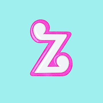 "Barbie Initial, Z" Sticker for Sale by Laceyjae | Redbubble