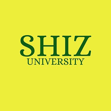 "Shiz University" Sticker for Sale by grasshoppermom | Redbubble
