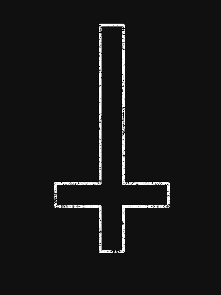 "Upside Down Inverted Cross | Occult Satanic" T-shirt by ethandirks ...