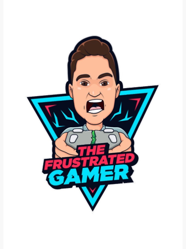 "frustrated gamer " Art Board Print for Sale by Fiafnrga | Redbubble
