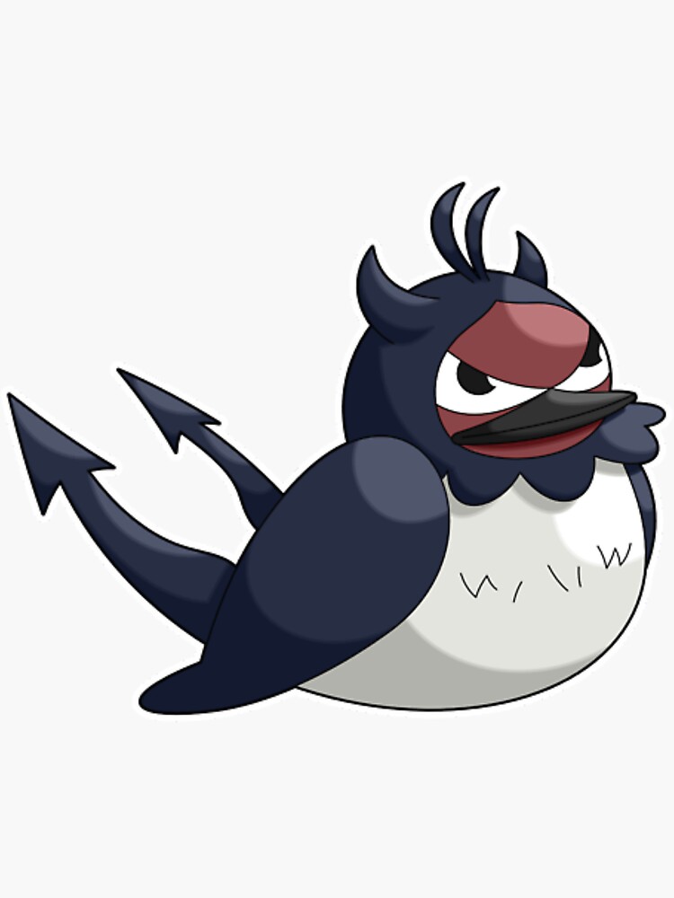 "Angry Swallow " Sticker for Sale by NikoWeis | Redbubble