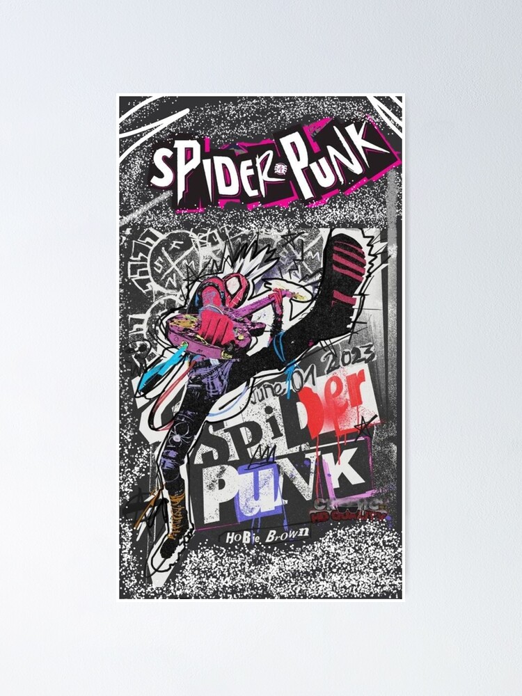 "Spider Punk" Poster for Sale by barbarasmiith | Redbubble