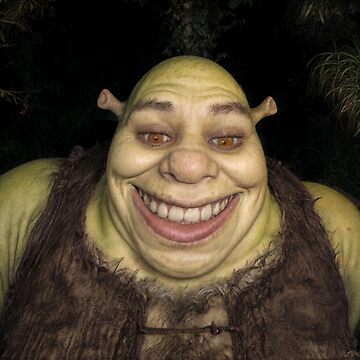 "Cursed Photorealistic Shrek" Poster for Sale by cparks13 | Redbubble