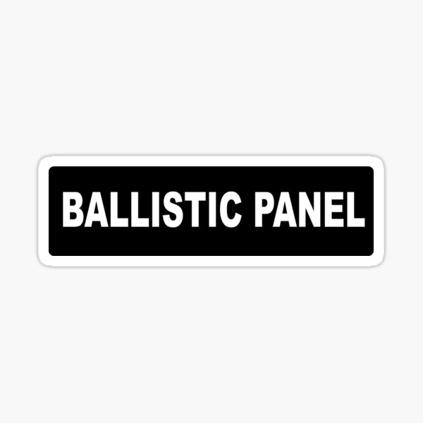 "Ballistic Panel Replica Sticker" Sticker for Sale by fcvcalifornia04 ...