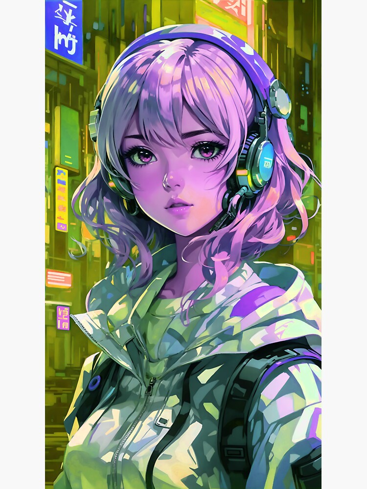 "Cyber Preppy Kawaii" Sticker for Sale by MindWave THC | Redbubble