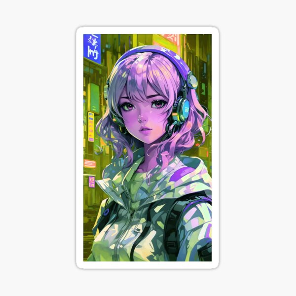 "Cyber Preppy Kawaii" Sticker for Sale by MindWave THC | Redbubble