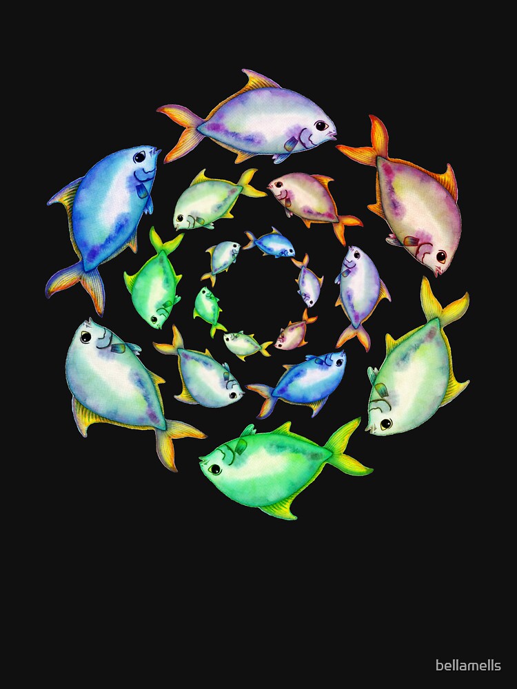 "Circle of Tropical Fish" T-shirt by bellamells | Redbubble