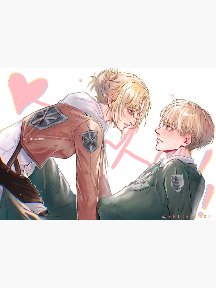 Annie Armin Arlert Aot Art Print For Sale By Shibaruirui Redbubble