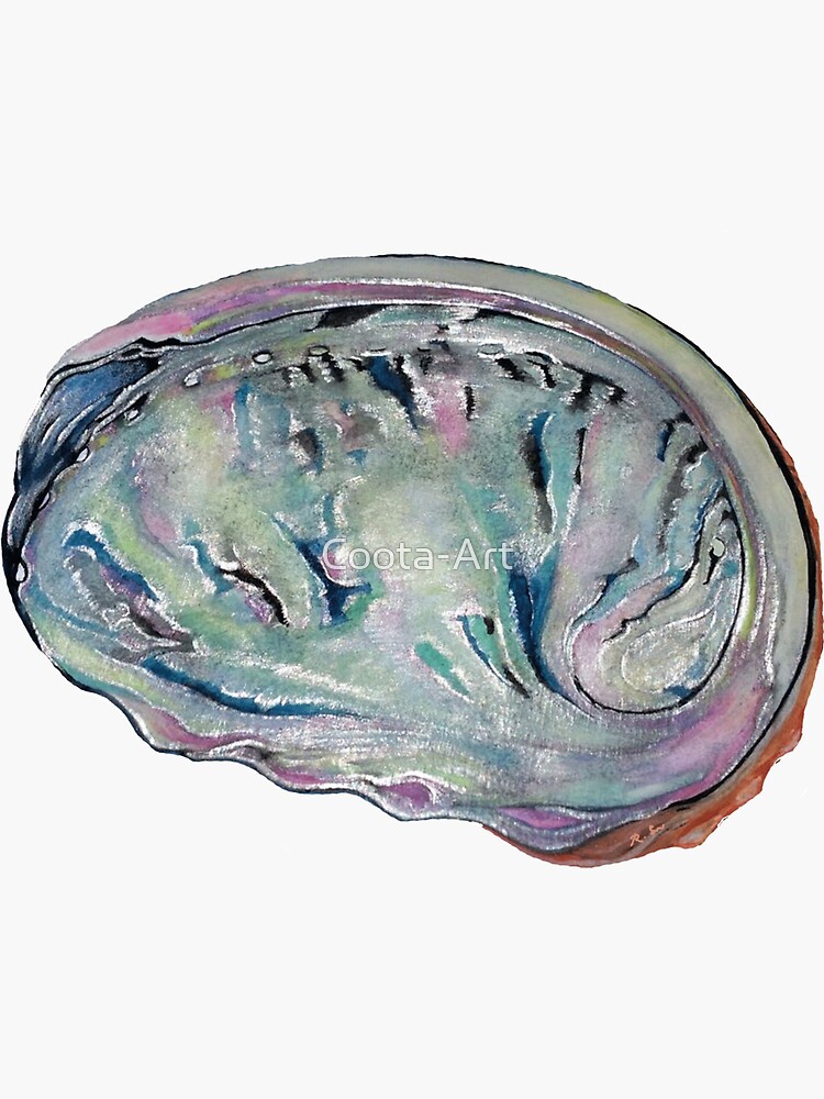 "Abalone" Sticker for Sale by Coota-Art | Redbubble