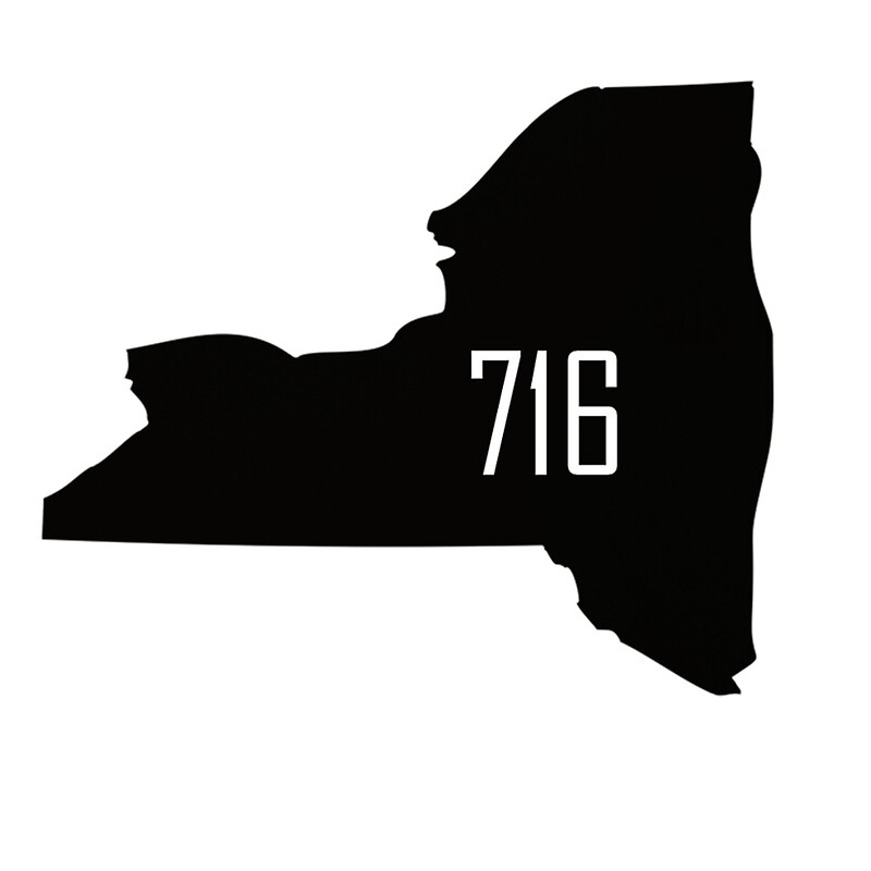 "Buffalo, New York 716" by krsteele1 | Redbubble