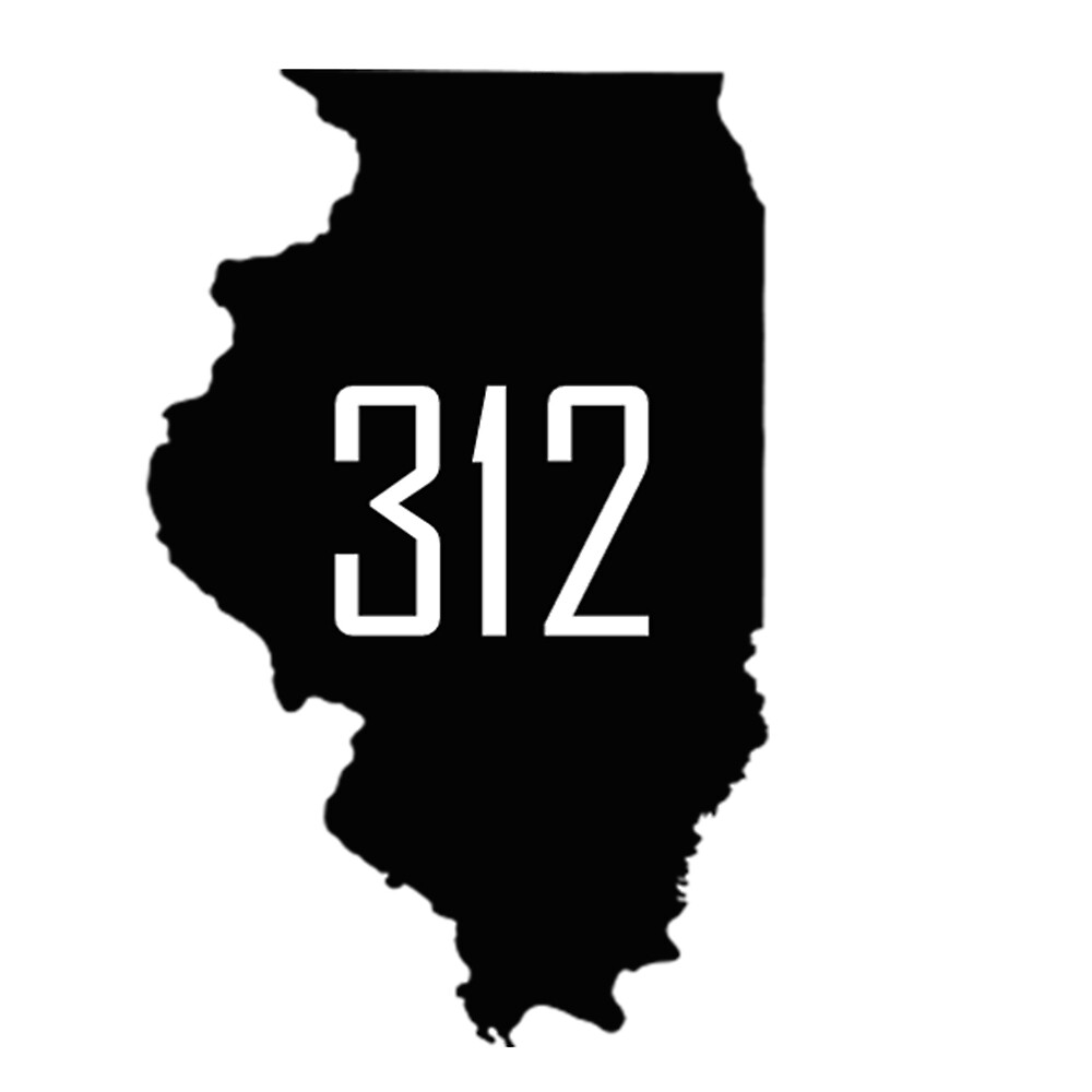 "Chicago Area Code 312" by krsteele1 | Redbubble