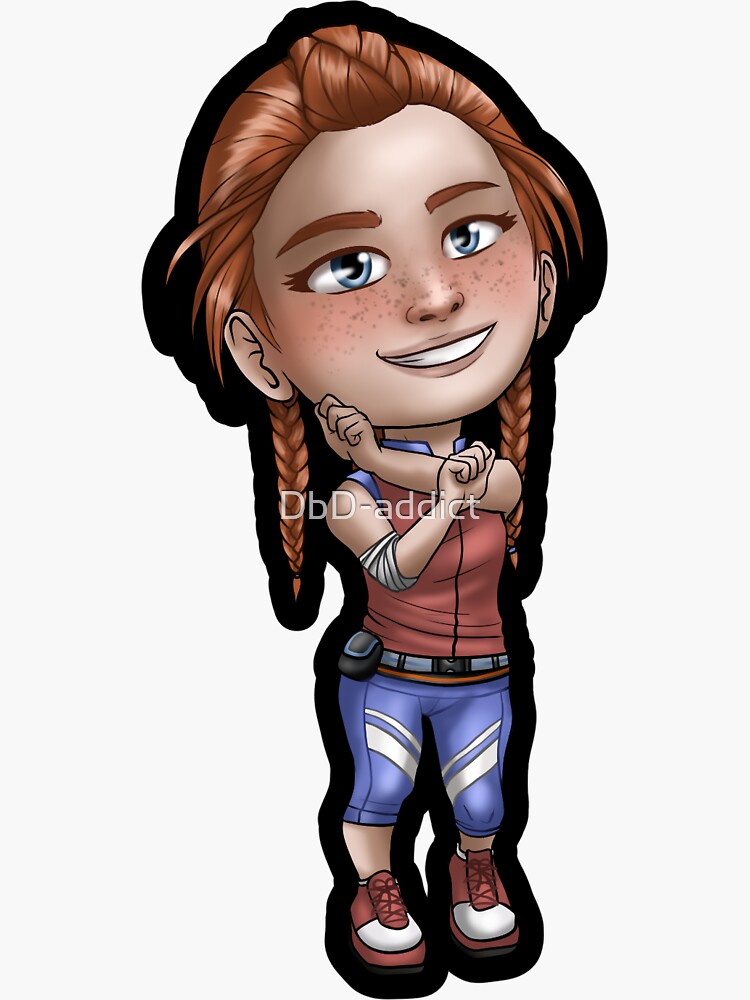 "Meg Thomas Chibi" Stickerundefined by DbD-addict | Redbubble