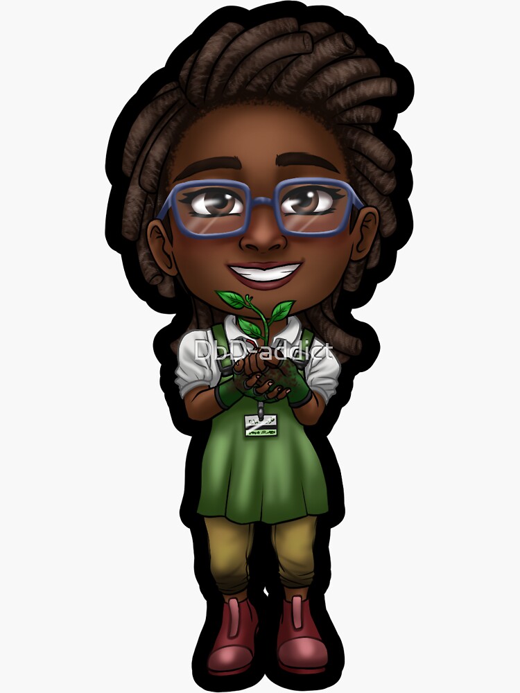 "Claudette Morel Chibi" Stickerundefined by DbD-addict | Redbubble
