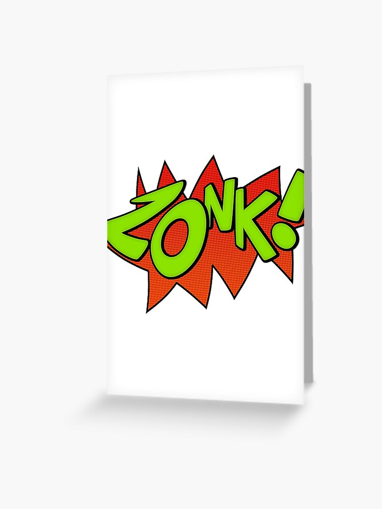 "ZONK! - Comic Book Sound Effects" Greeting Card for Sale by Rhys ...