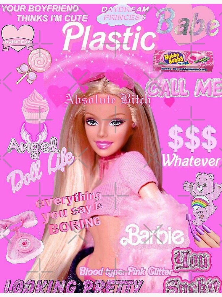 "Barbie Collage" Sticker for Sale by Boy From North | Redbubble