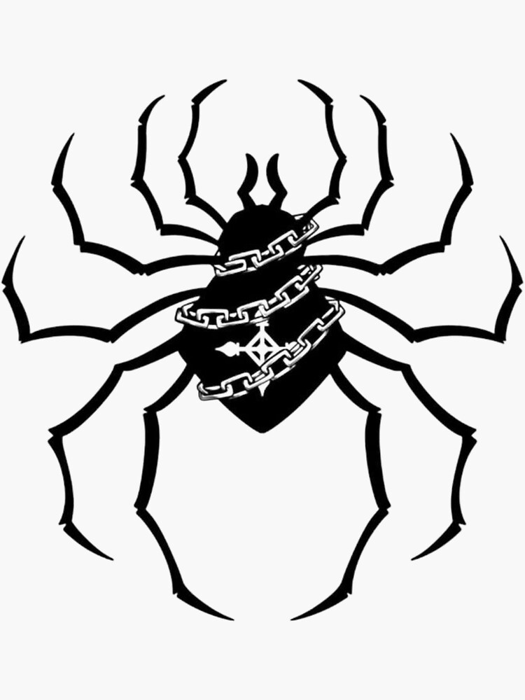 "Phantom troupe spider" Sticker for Sale by TheStyleLoft1 | Redbubble