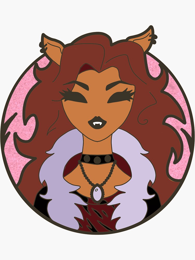 "Clawdeen Monster High" Sticker for Sale by DesignsByMist | Redbubble
