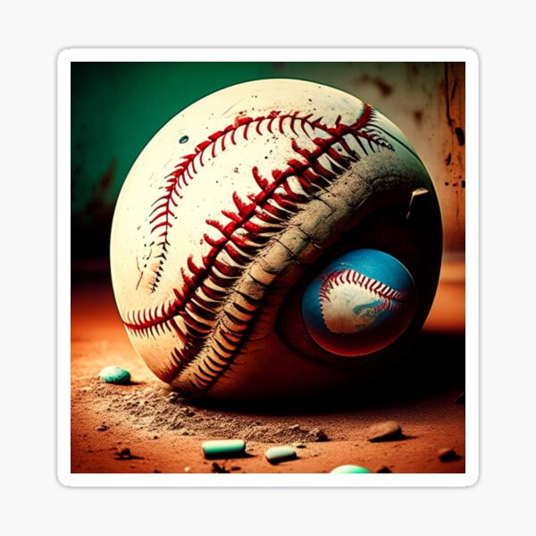 "Baseball " Sticker for Sale by fundrawing74 | Redbubble