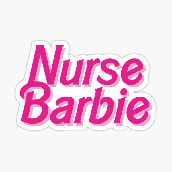 "Nurse Barbie" Sticker for Sale by kelsogallagher | Redbubble