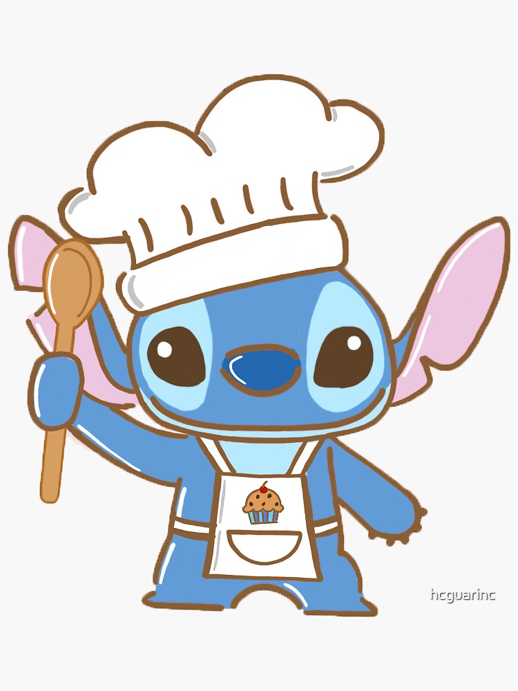 "stitch chef" Sticker by hcguarinc | Redbubble