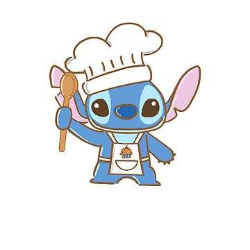 "stitch chef" Sticker by hcguarinc | Redbubble