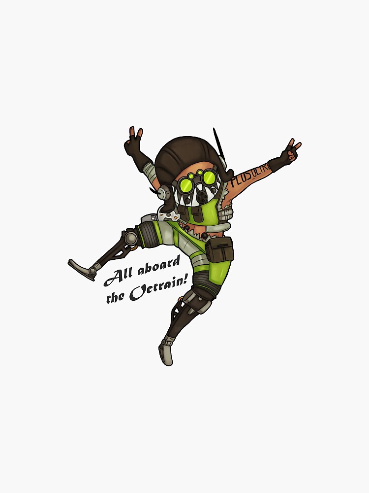"Apex Legends "Octane"" Sticker for Sale by kaleikell3 | Redbubble