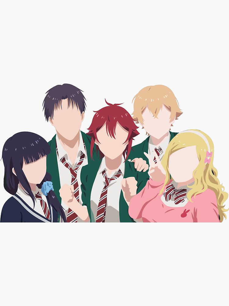 "Tomo-chan wa Onnanoko! Minimalist Design" Sticker for Sale by ...