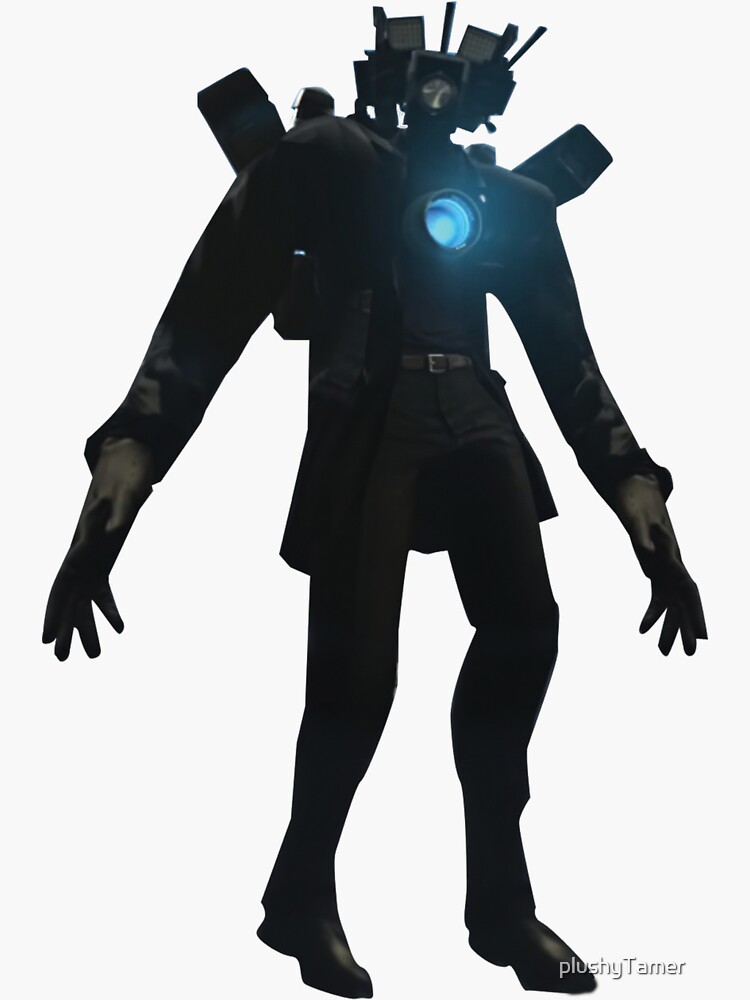 "Skibidi Toilet: Titan Cameraman" Sticker for Sale by plushyTamer ...