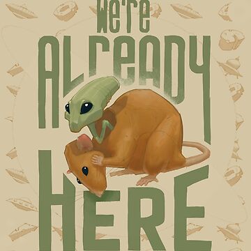"Rat Alien" Sticker for Sale by LucasYuri | Redbubble
